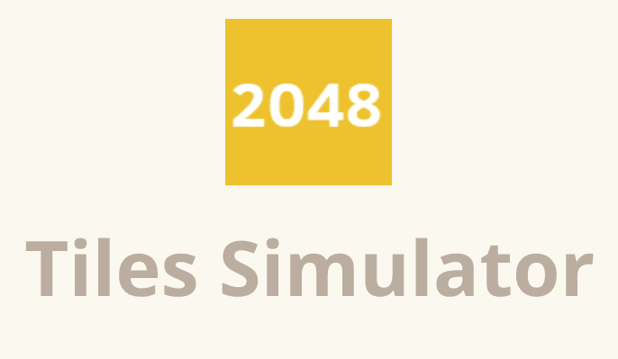 2048 Tiles Simulator - powered by modd.io - Play & Make IO games